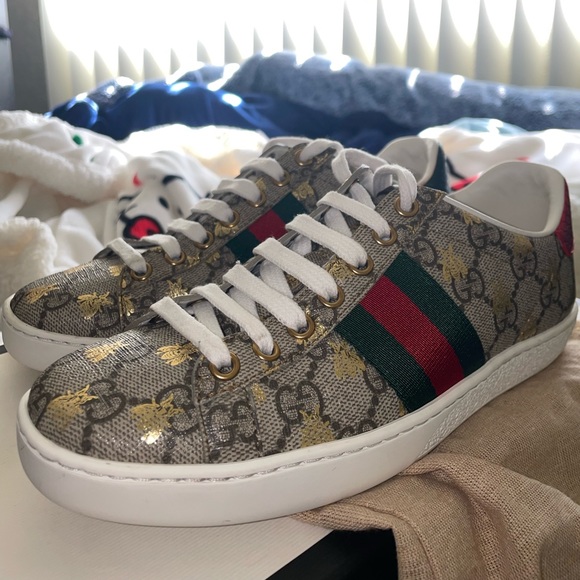 Gucci | Shoes | Gucci Bee Ace Sneakers | Poshmark